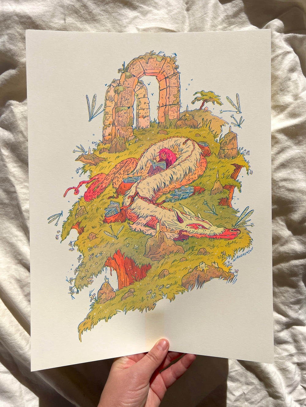 Little Witch House Riso Print – natalie andrewson