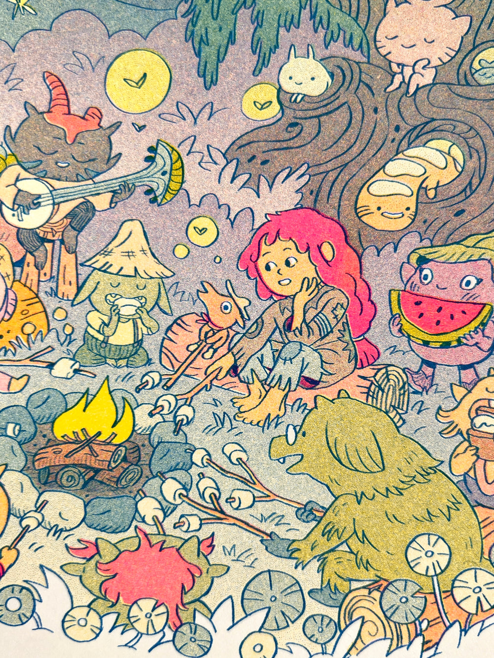 Riso Printed Fantasy Illustrations by Natalie Andrewson – natalie andrewson