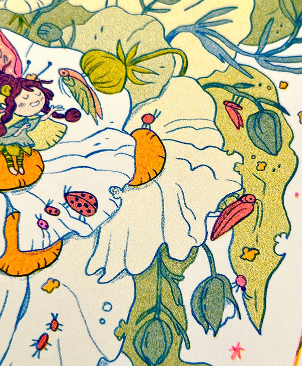 Bug Fairy Riso Print – natalie andrewson