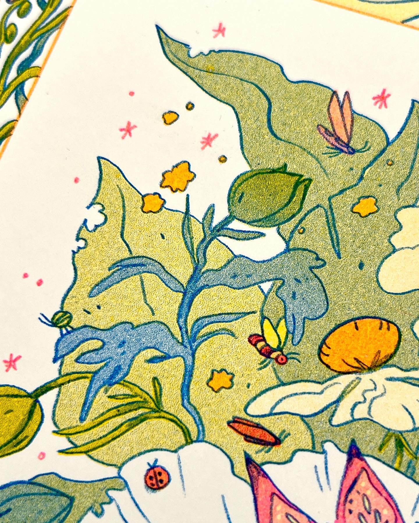 Bug Fairy Riso Print – natalie andrewson