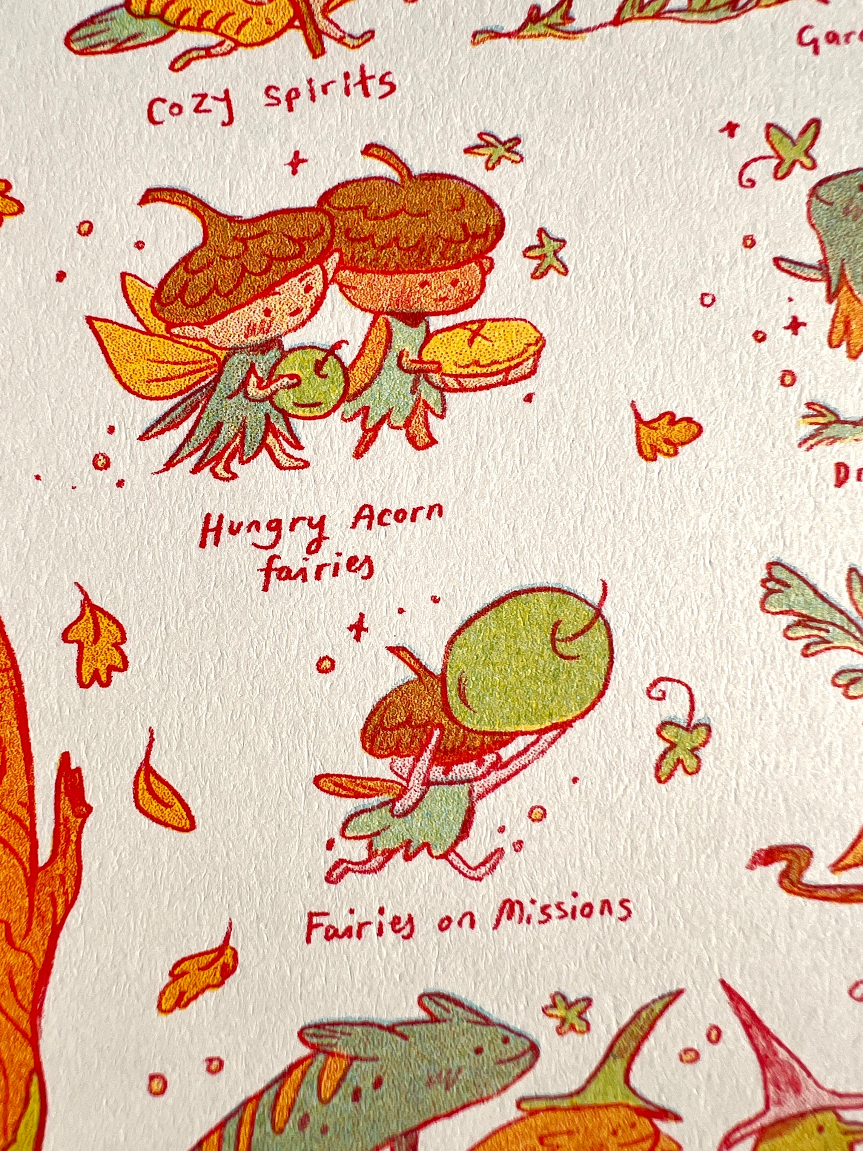 The Creatures of Autumn Riso Print – natalie andrewson