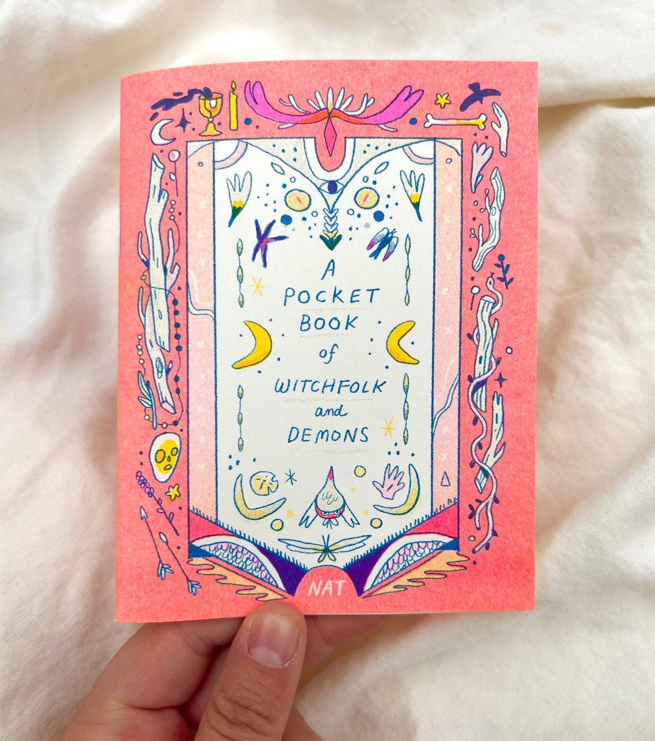 A Pocket Book of Witchfolk and Demons Riso Comic – natalie andrewson