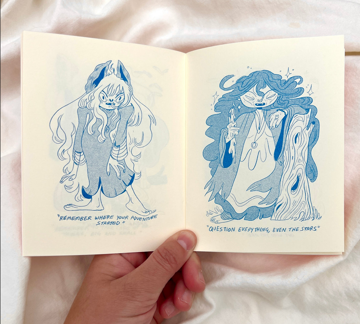 A Pocket Book of Witchfolk and Demons Riso Comic – natalie andrewson