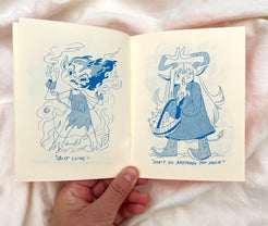A Pocket Book of Witchfolk and Demons Riso Comic – natalie andrewson