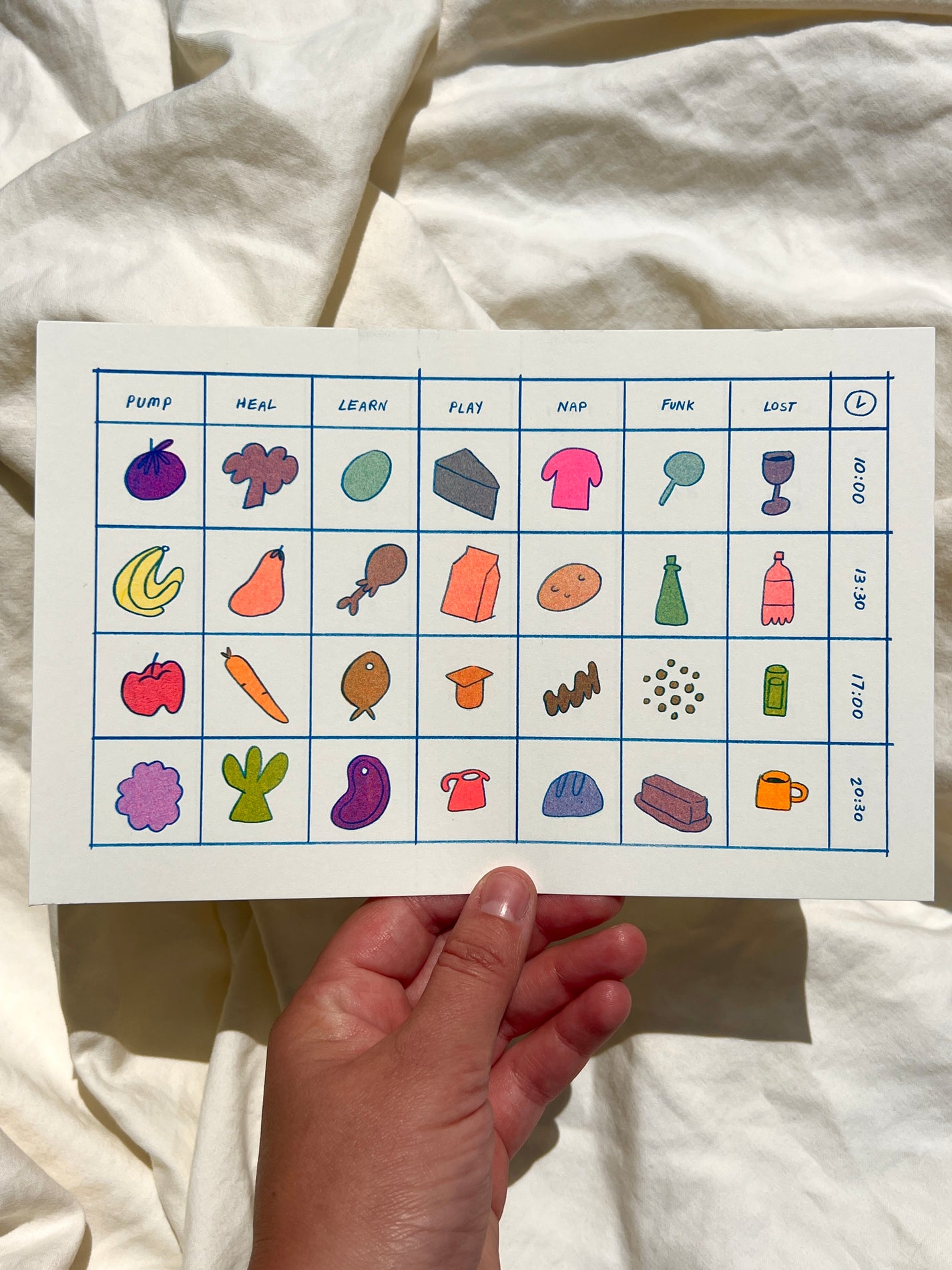 Daily Dose of Riso Color Chart – natalie andrewson