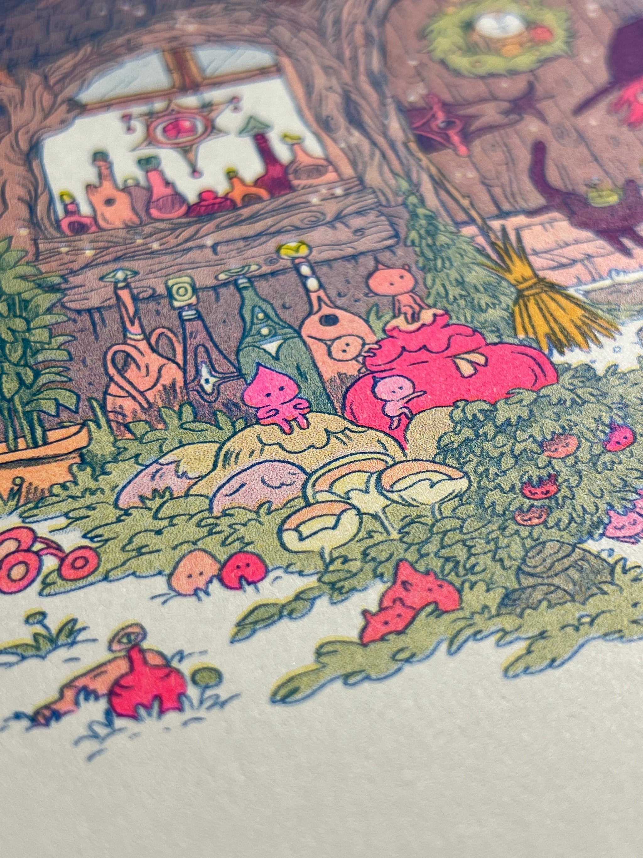 Little Witch House Riso Print – natalie andrewson