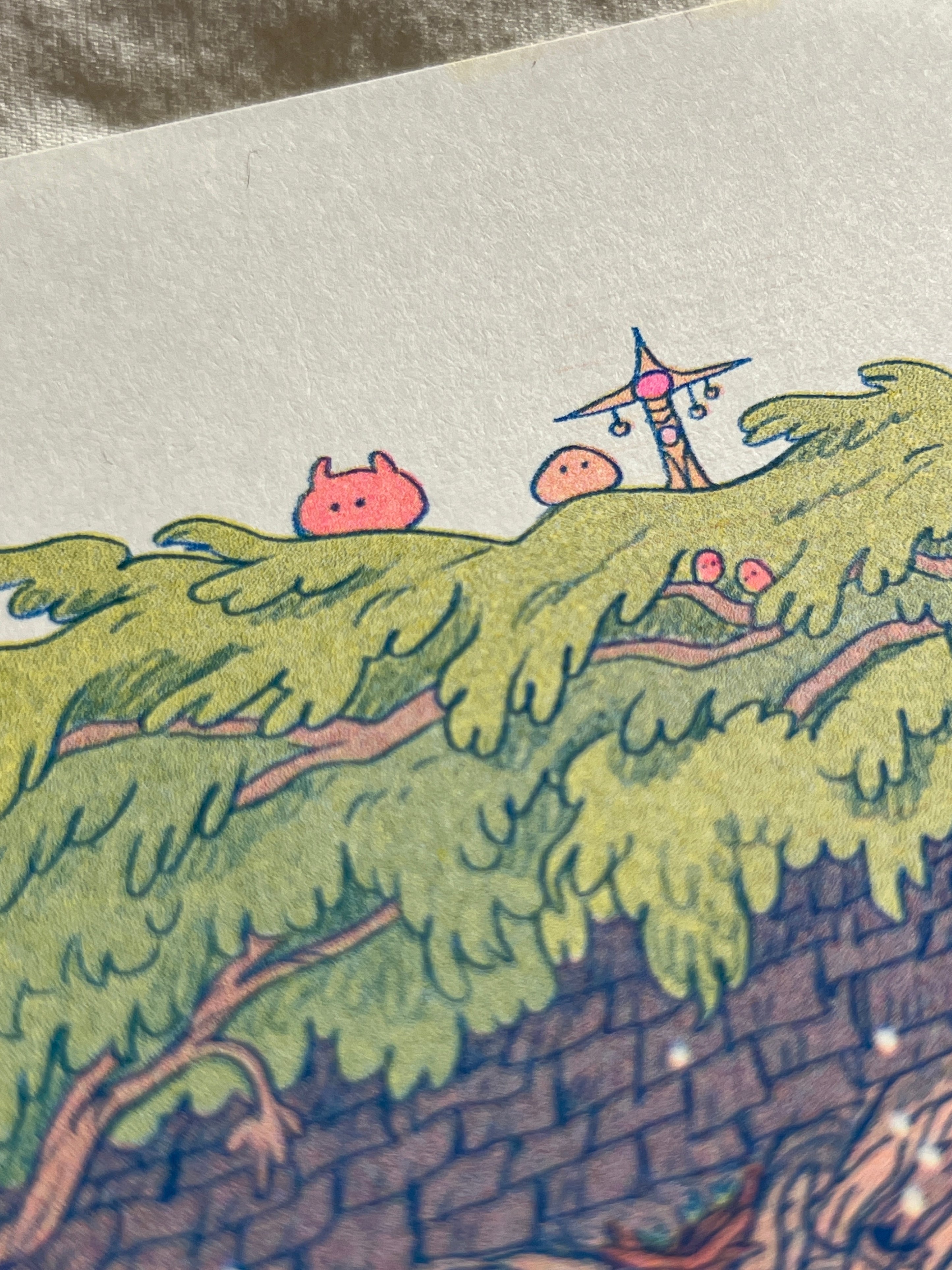 Little Witch House Riso Print – natalie andrewson