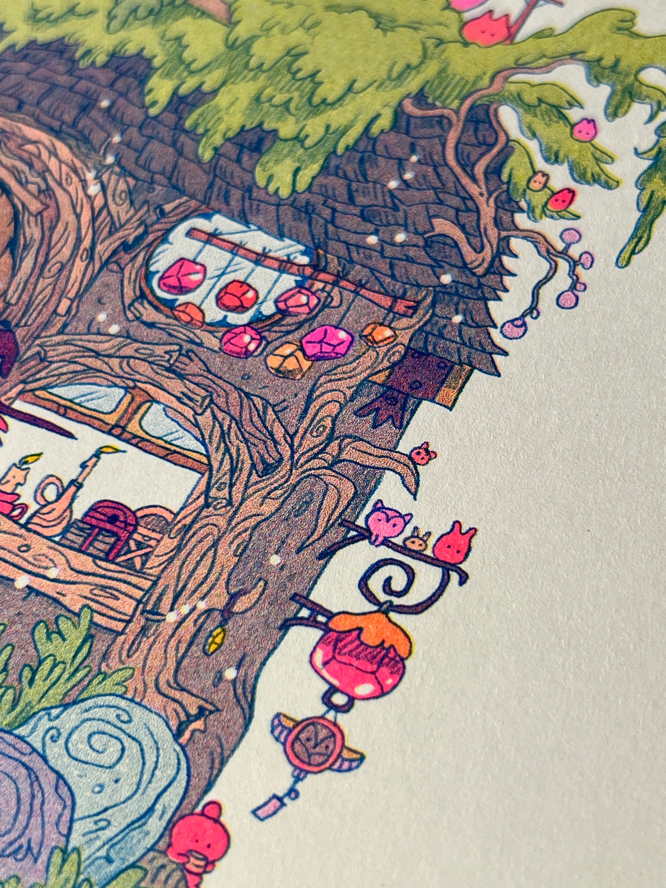 Little Witch House Riso Print – natalie andrewson