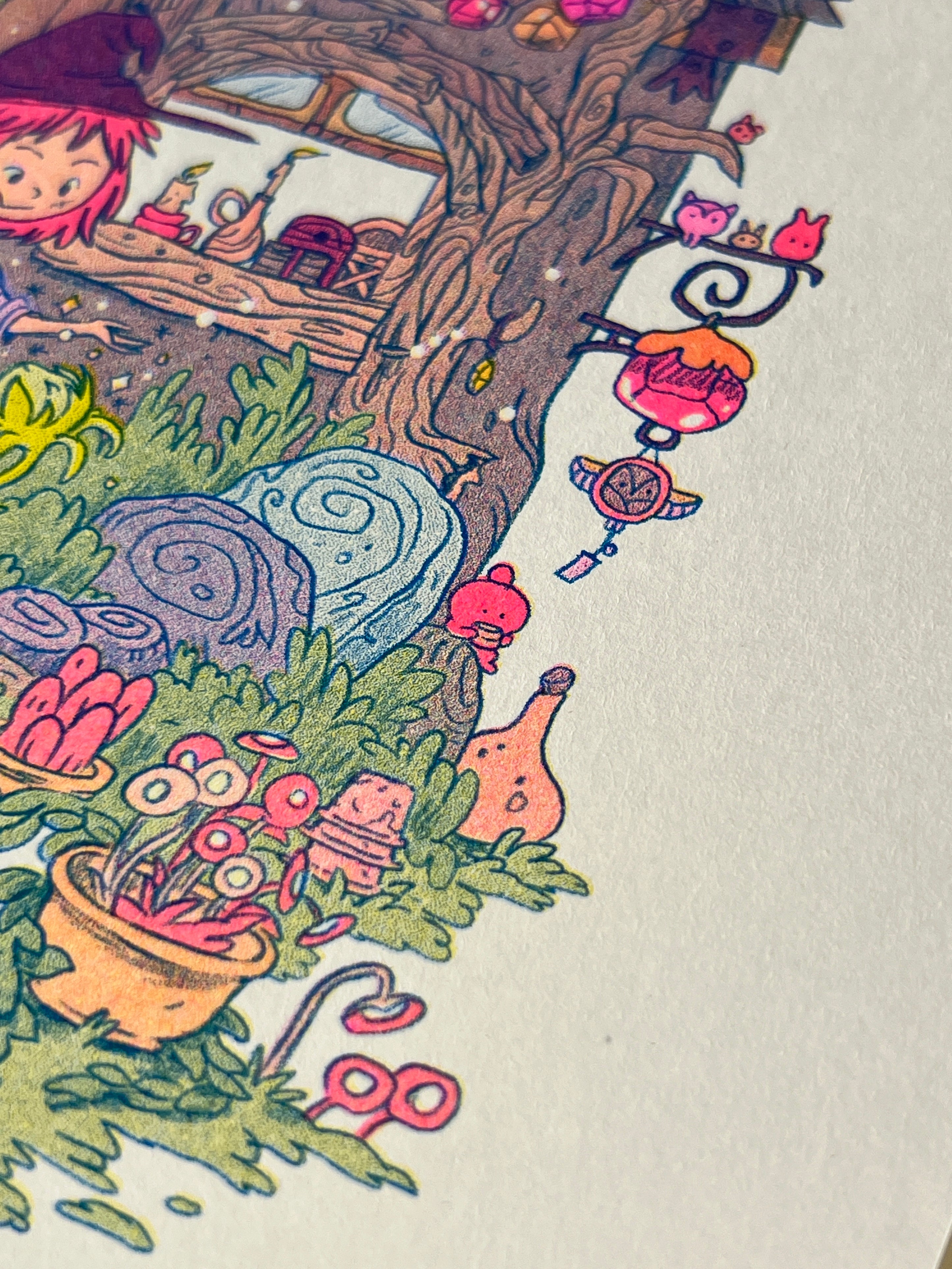 Little Witch House Riso Print – natalie andrewson