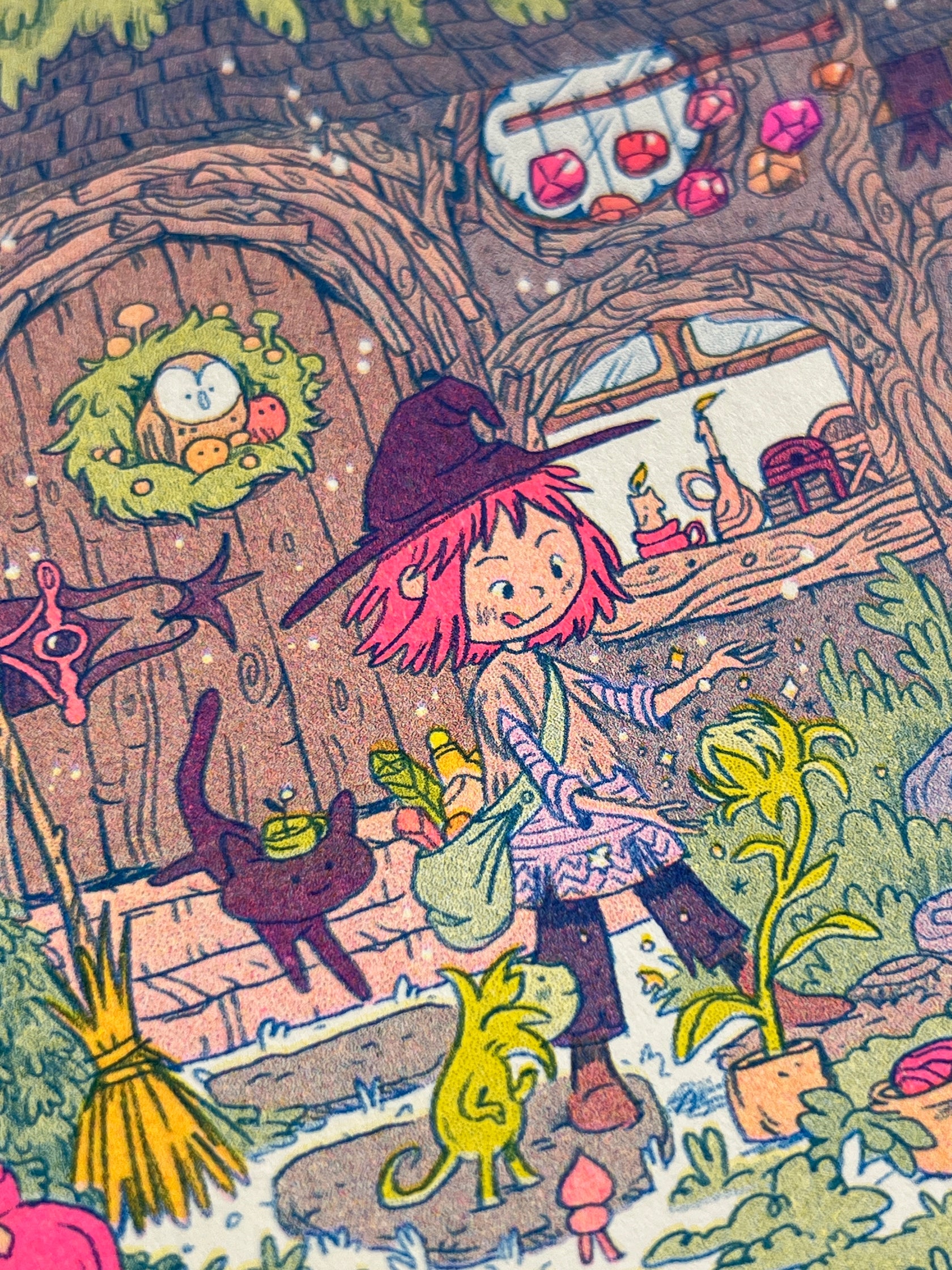 Little Witch House Riso Print – natalie andrewson