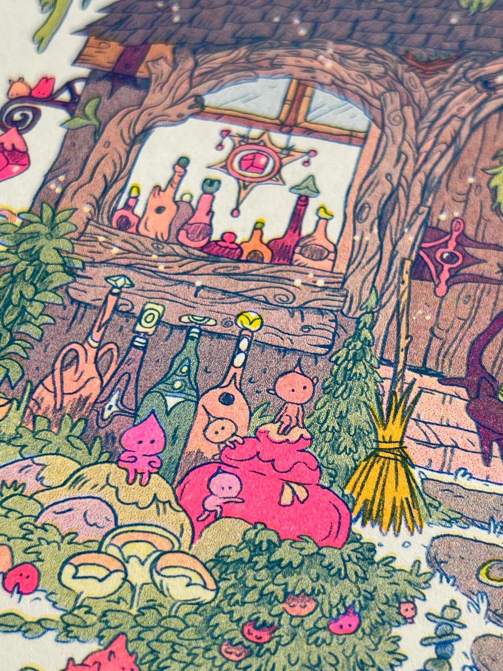 Little Witch House Riso Print – natalie andrewson