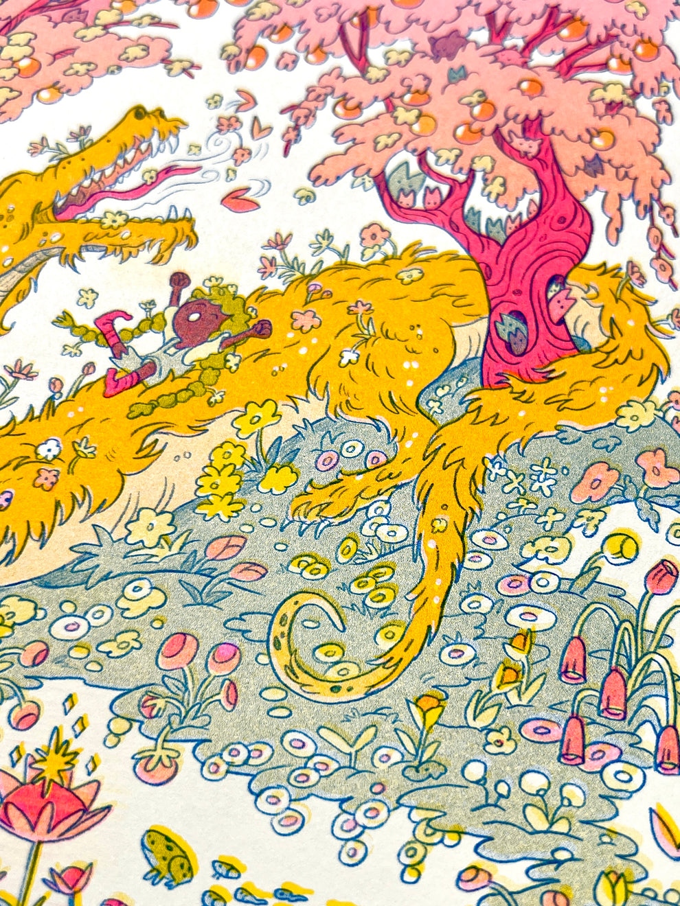 Spring Dragon Riso Print – natalie andrewson