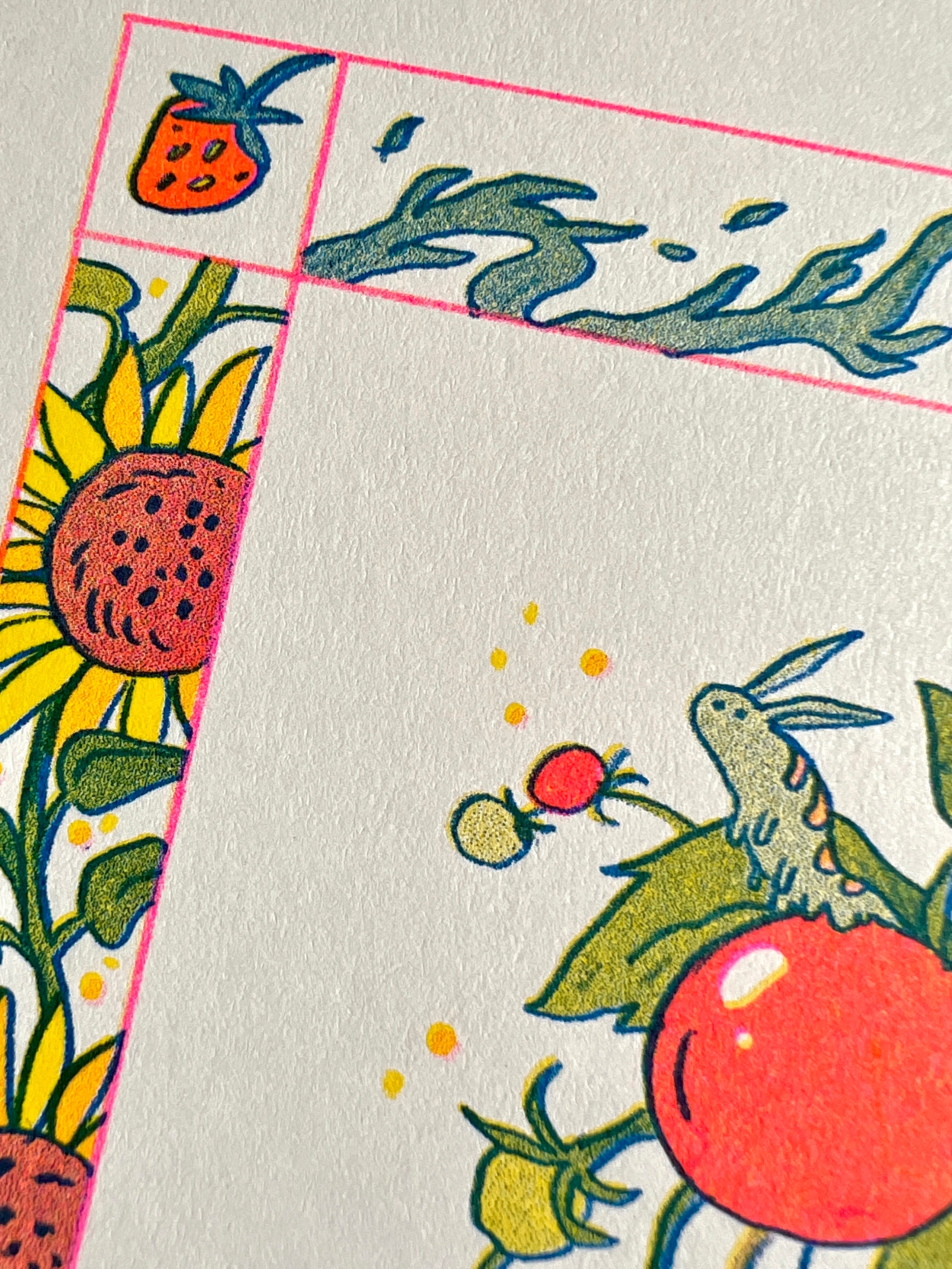 Sunflower Fairy Riso Print – natalie andrewson