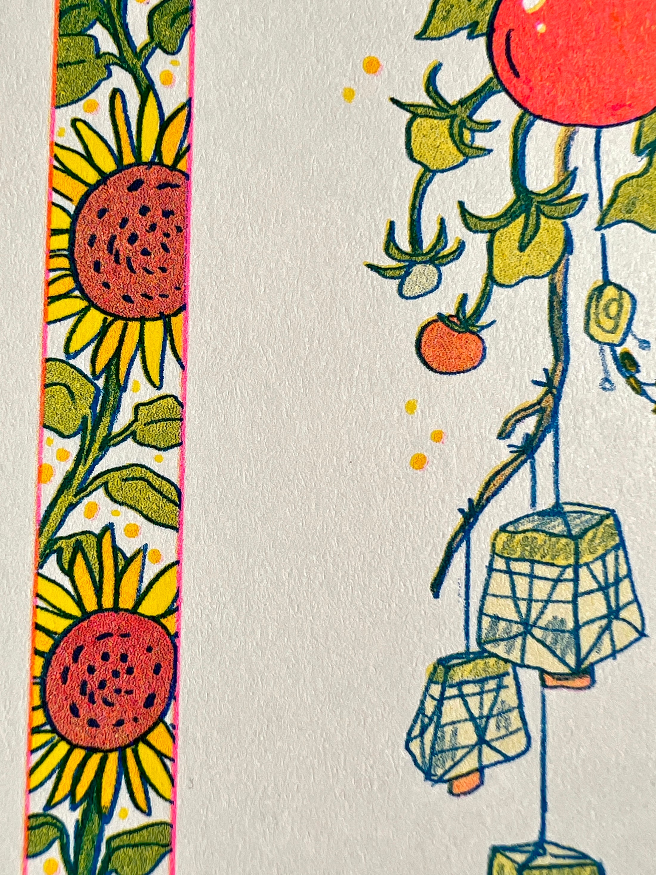 Sunflower Fairy Riso Print – natalie andrewson