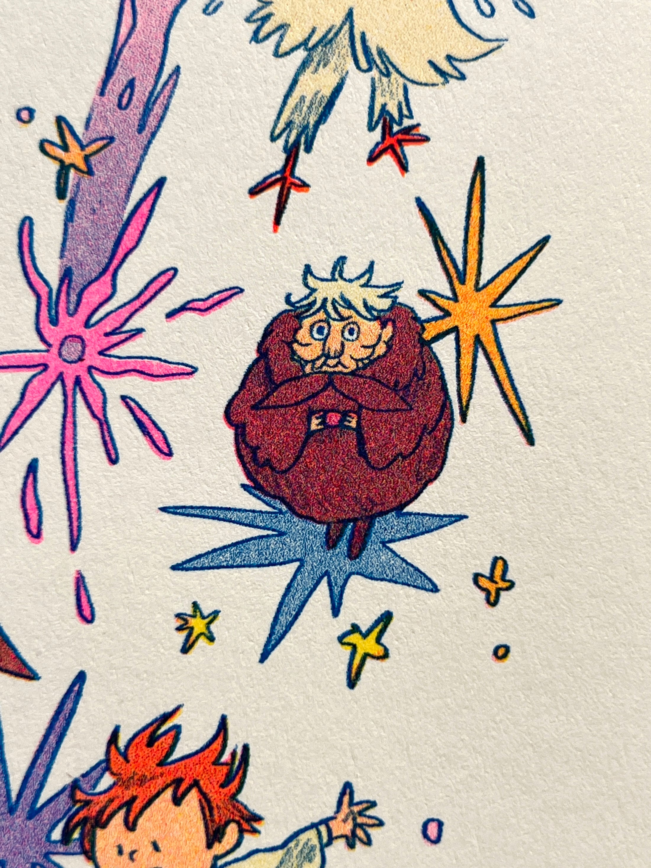 Howl's Moving Castle Small Riso Print – natalie andrewson