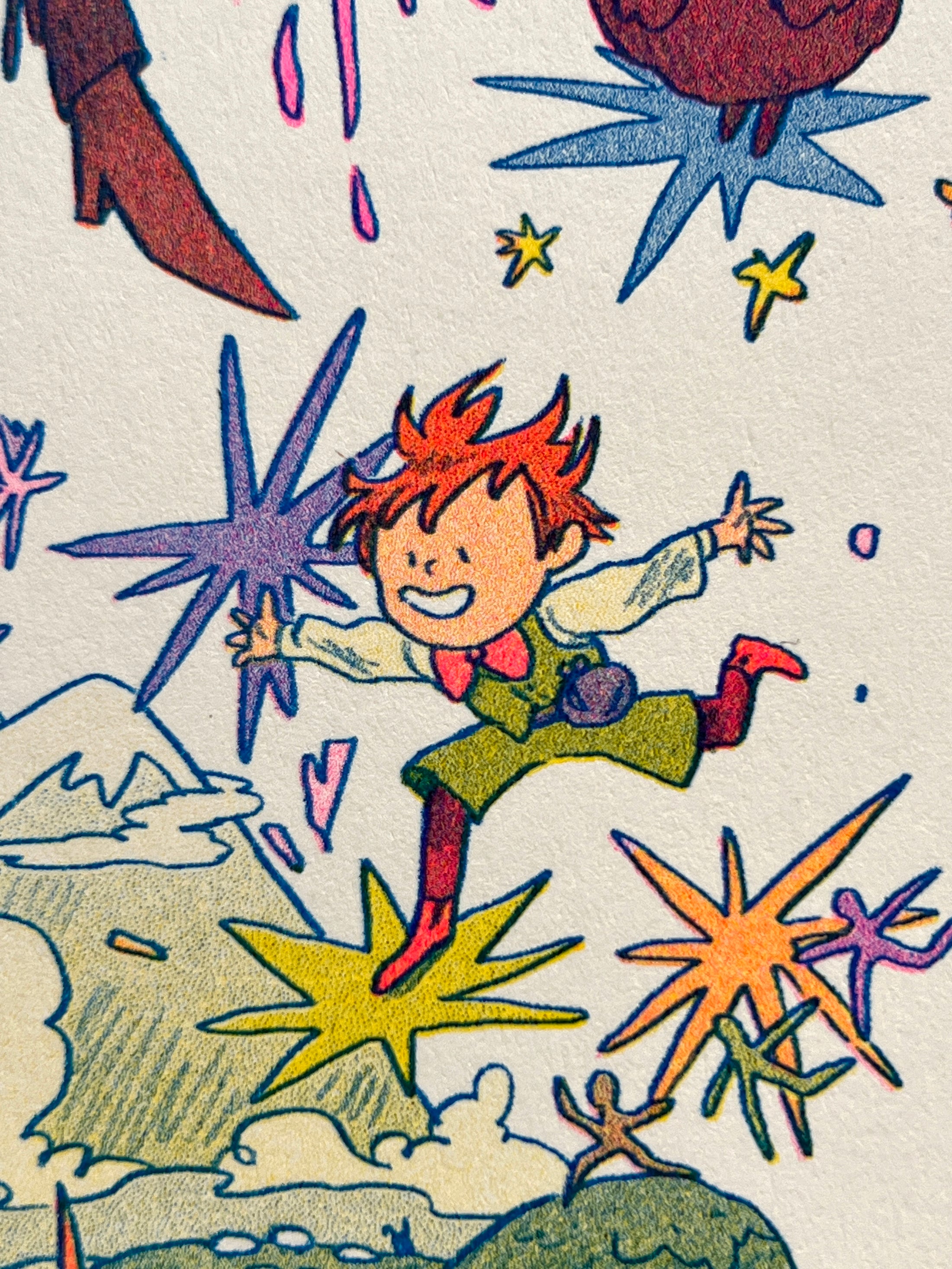 Howl's Moving Castle Small Riso Print – natalie andrewson