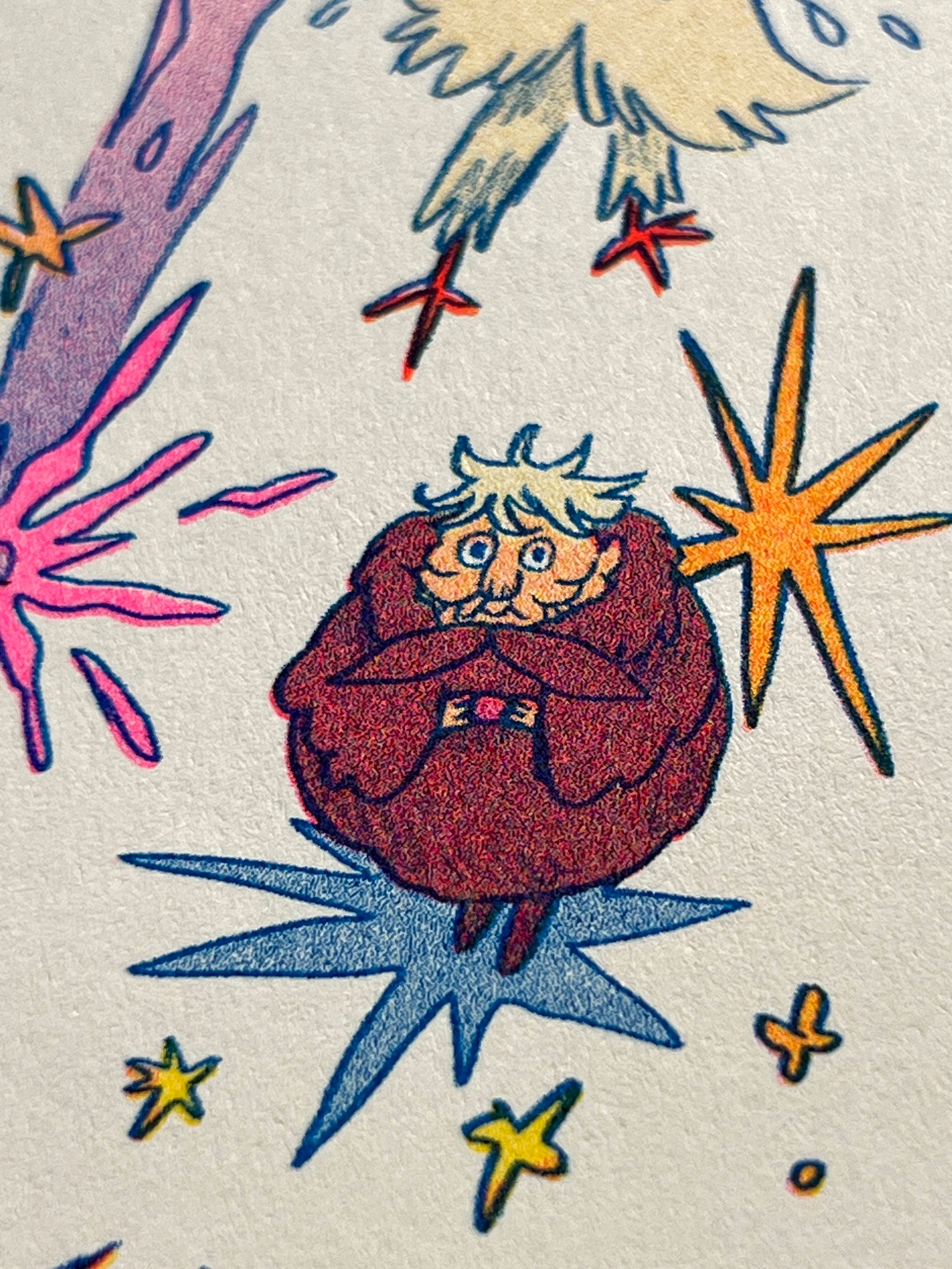 Howl's Moving Castle Small Riso Print – natalie andrewson