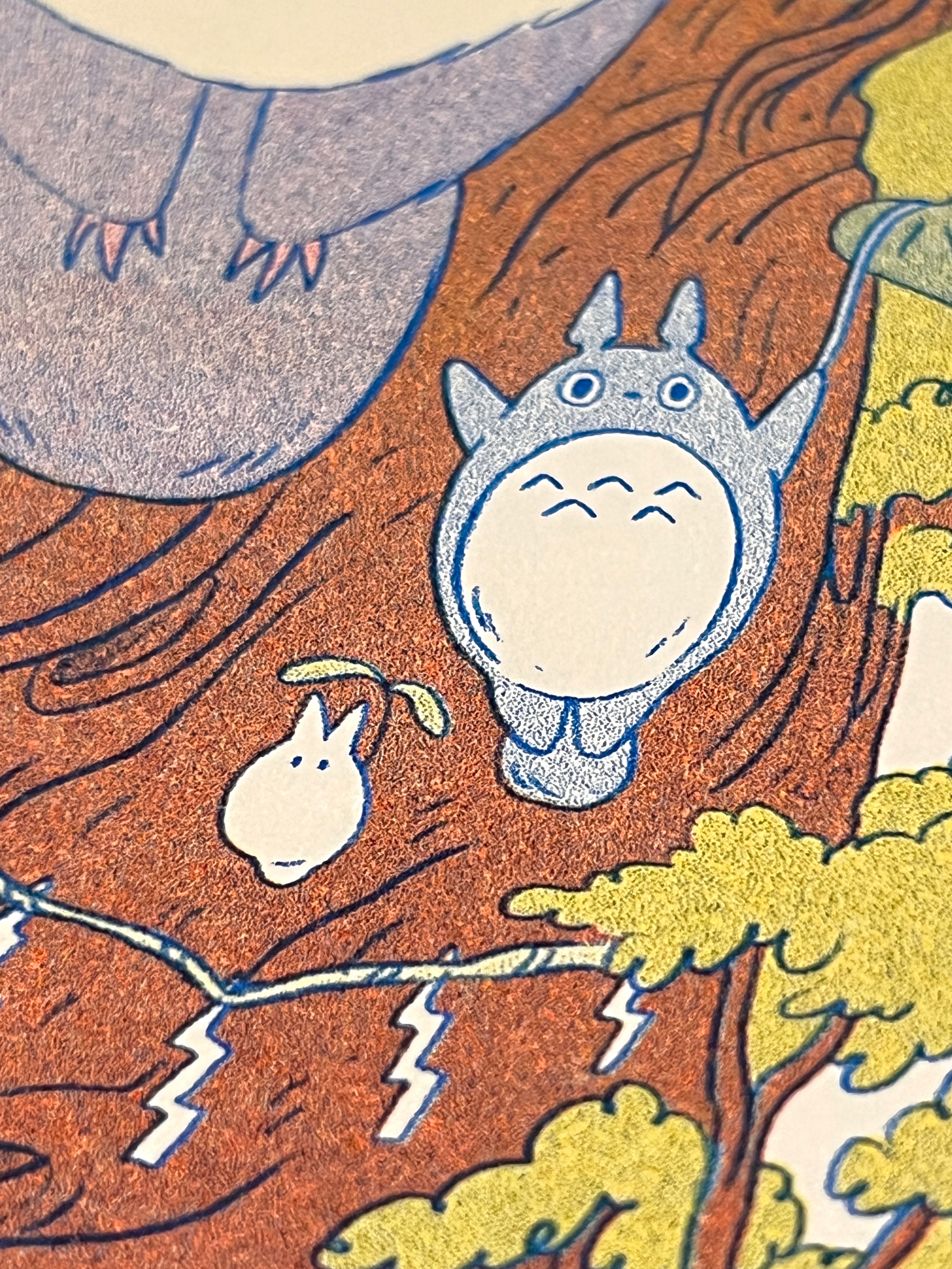 Totoro Small Riso Print – natalie andrewson