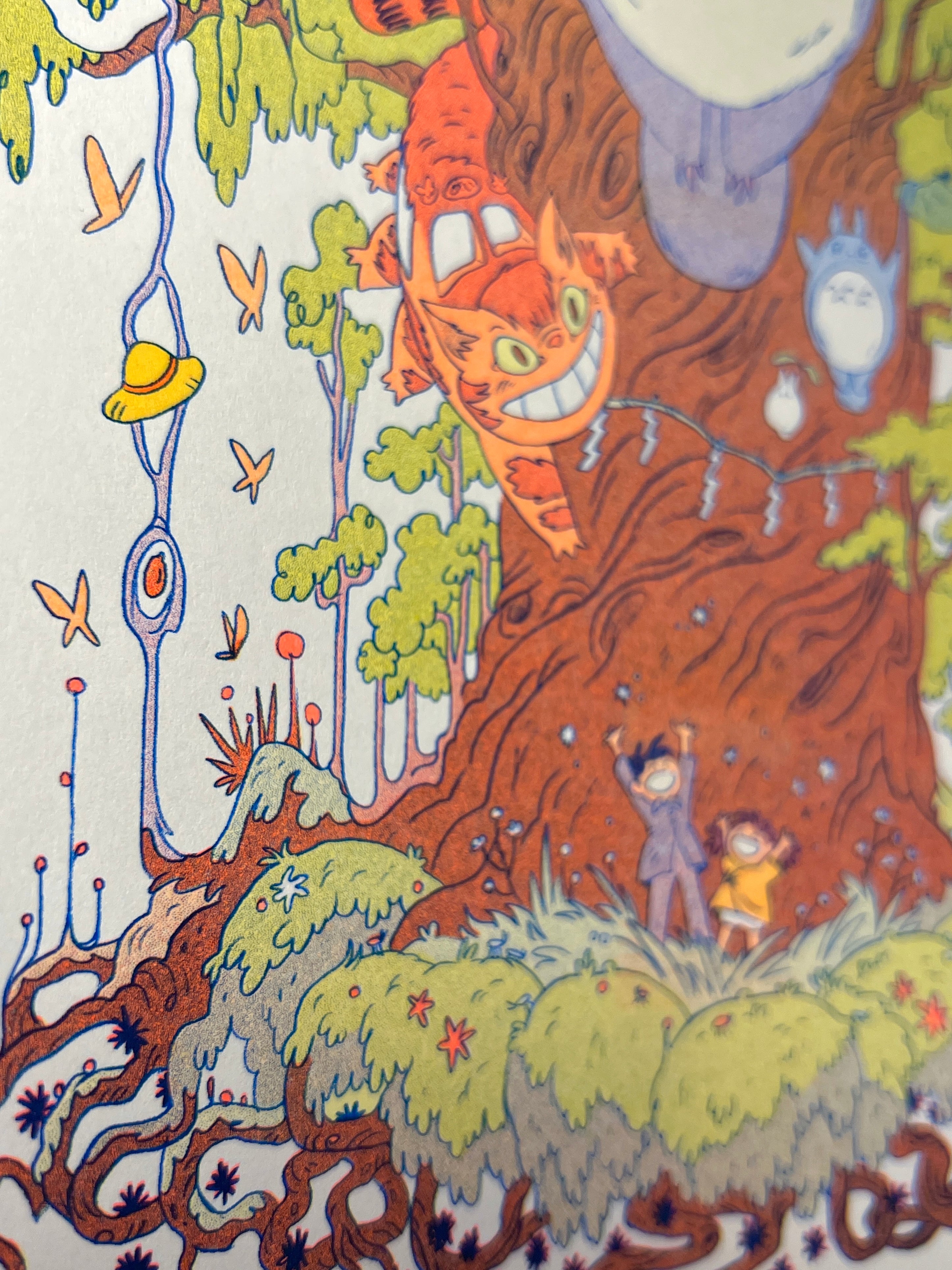 Totoro Small Riso Print – natalie andrewson