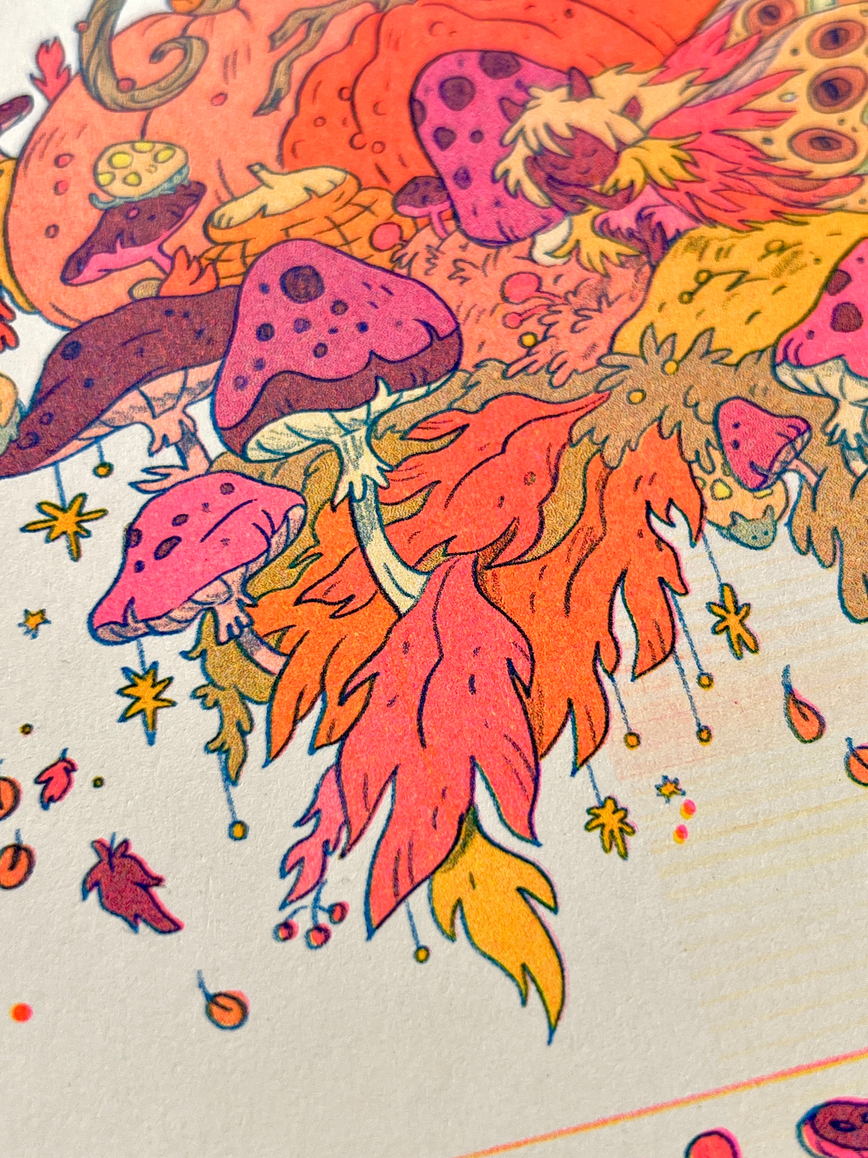 Pumpkin Fairy Riso Print – natalie andrewson