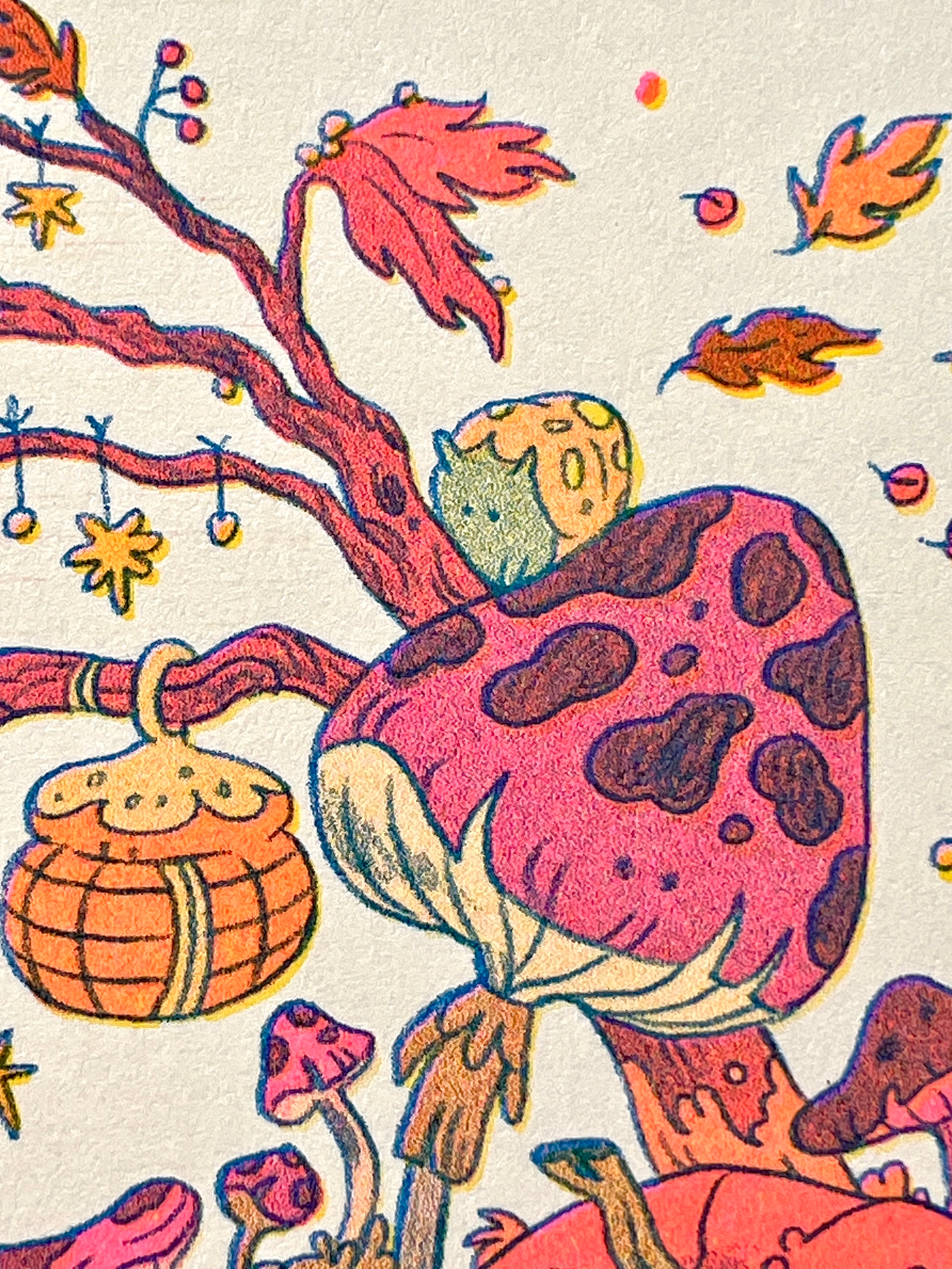 Pumpkin Fairy Riso Print – natalie andrewson