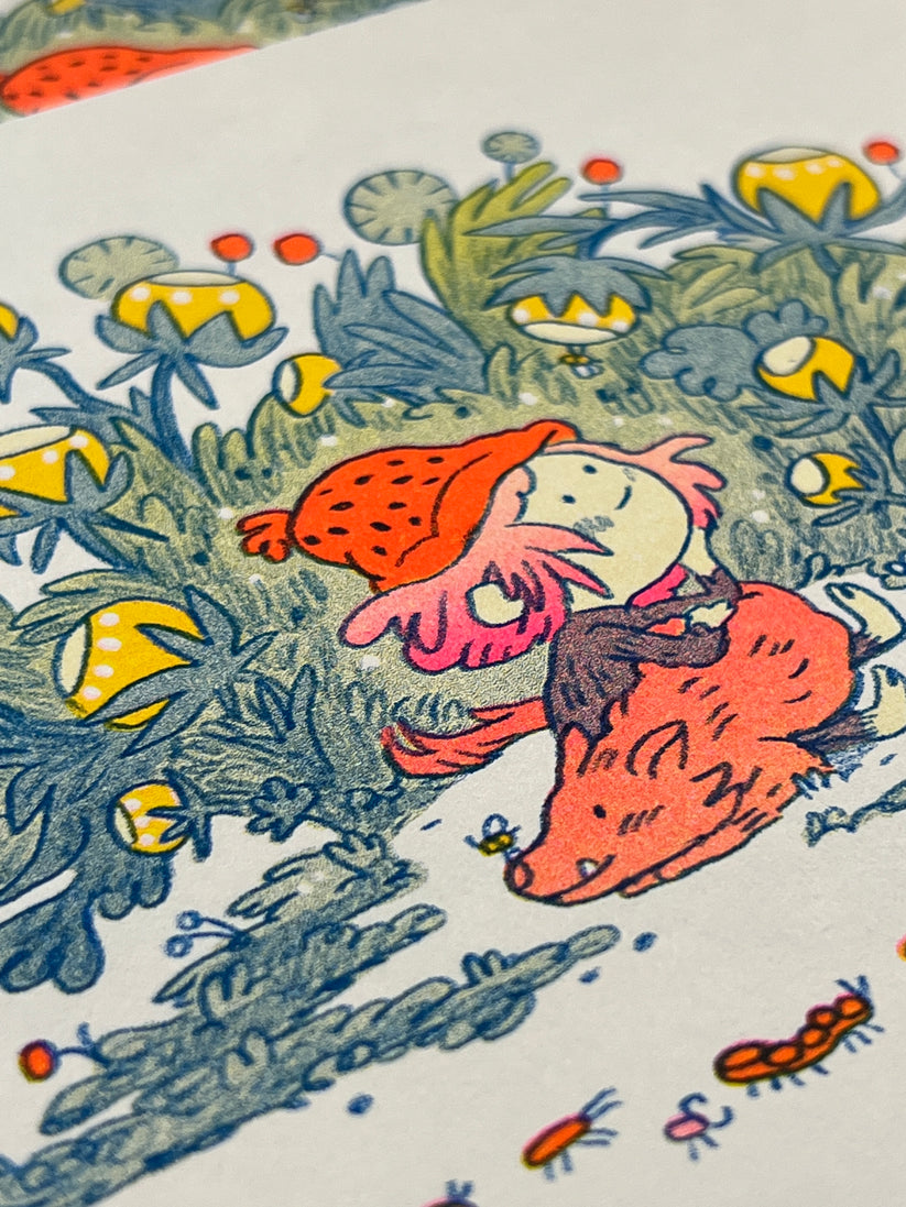 Spirit of Small Beasts Small Riso Print – natalie andrewson